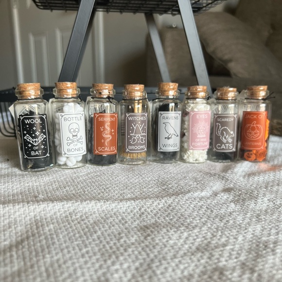 Target | Holiday | 223 Target Bullseye Mini Potion Bottles Set Of 8 ...